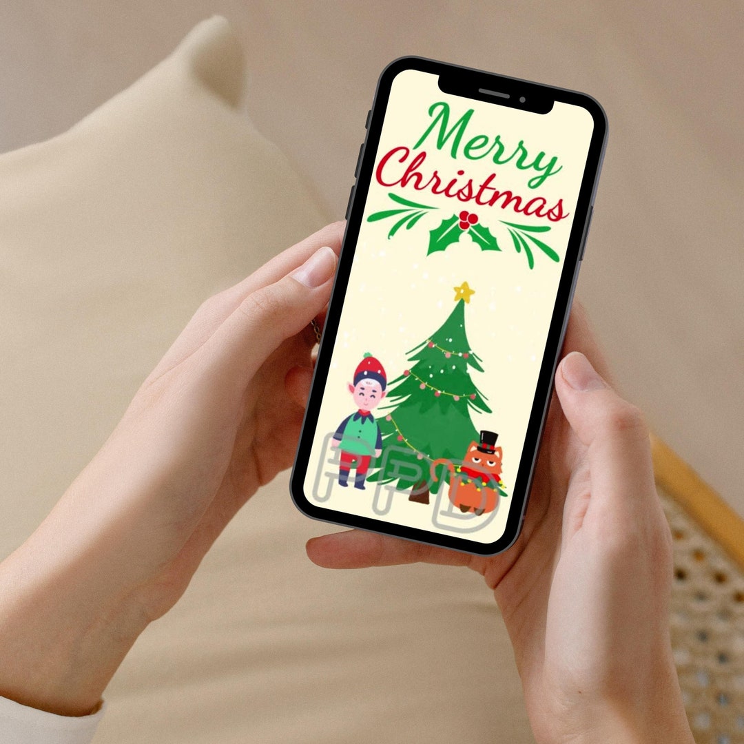 Merry Christmas Digital Card - Christmas Textable Animated Card, E-card ...