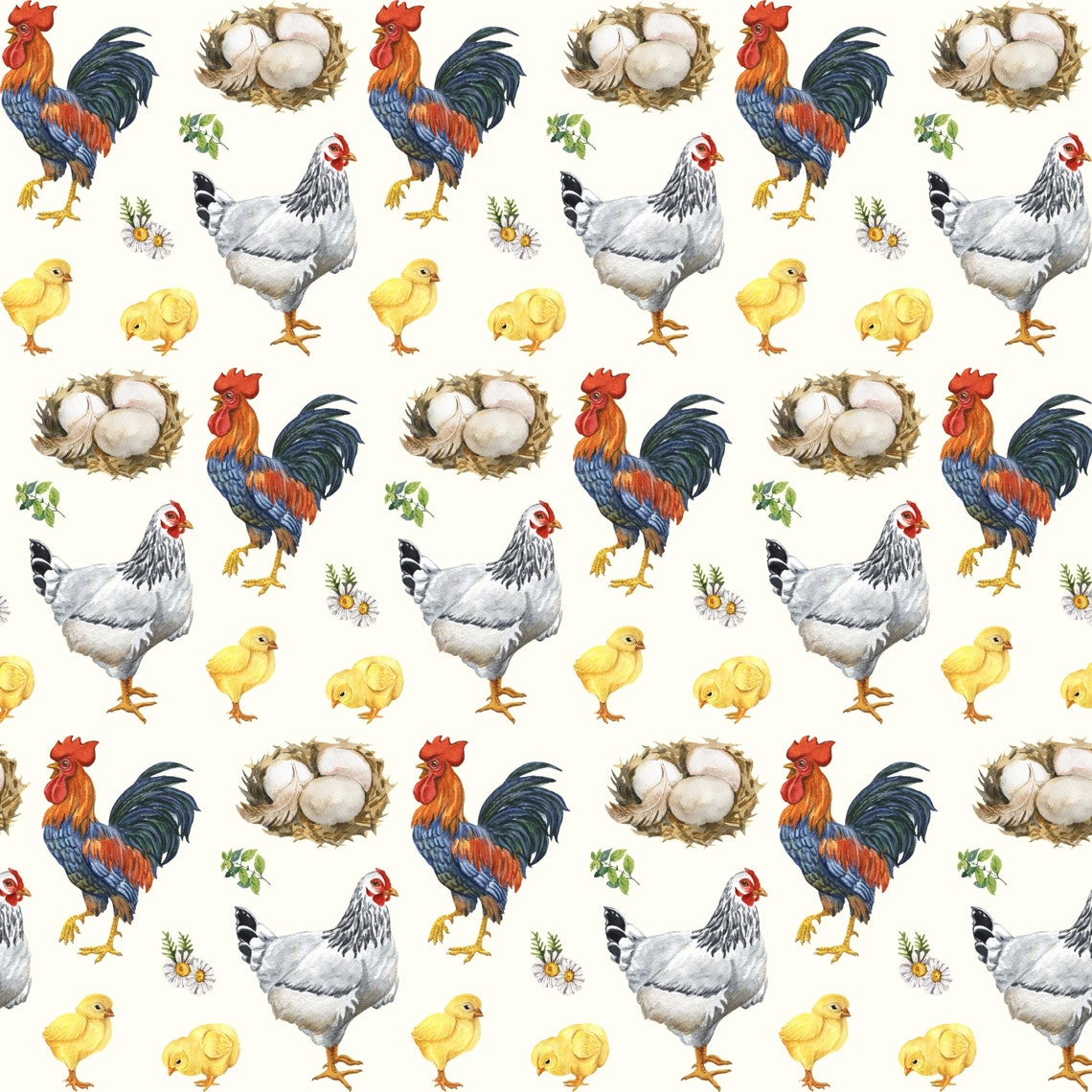 Farm Animals Digital Paper Farm Scrapbooking Paper - Etsy