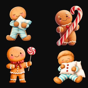 Gingerbread Man Clipart - Cute Gingerbread Man - Adorable Clipart ...