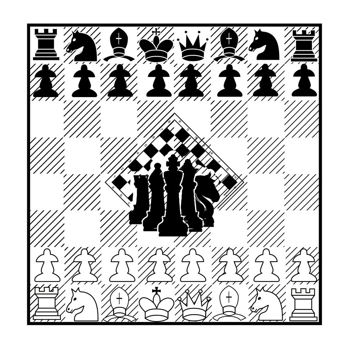 Chess Digital Paper Chess Player, Chess Board, Scrapbook Paper, Digital ...