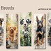 Dog Breeds - Watercolor Bookmarks, PNG, Sublimation - Etsy