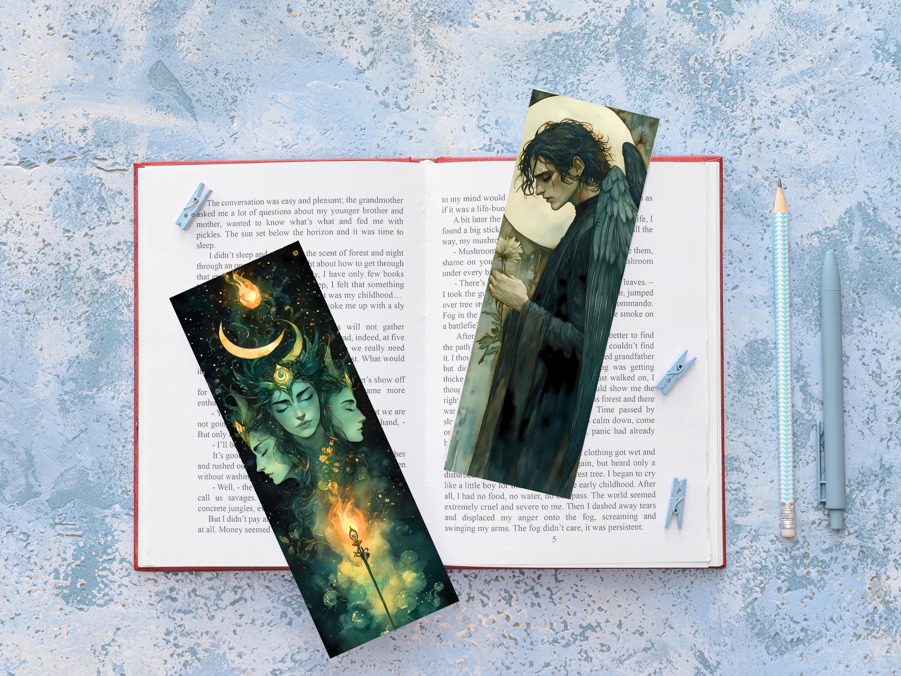 Greek Mythology Bookmarks: Watercolor Gods & Goddesses PNG (digital ...