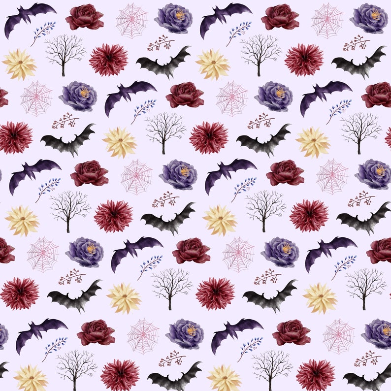 Scary Halloween Digital Paper Halloween Scrapbook Paper - Etsy