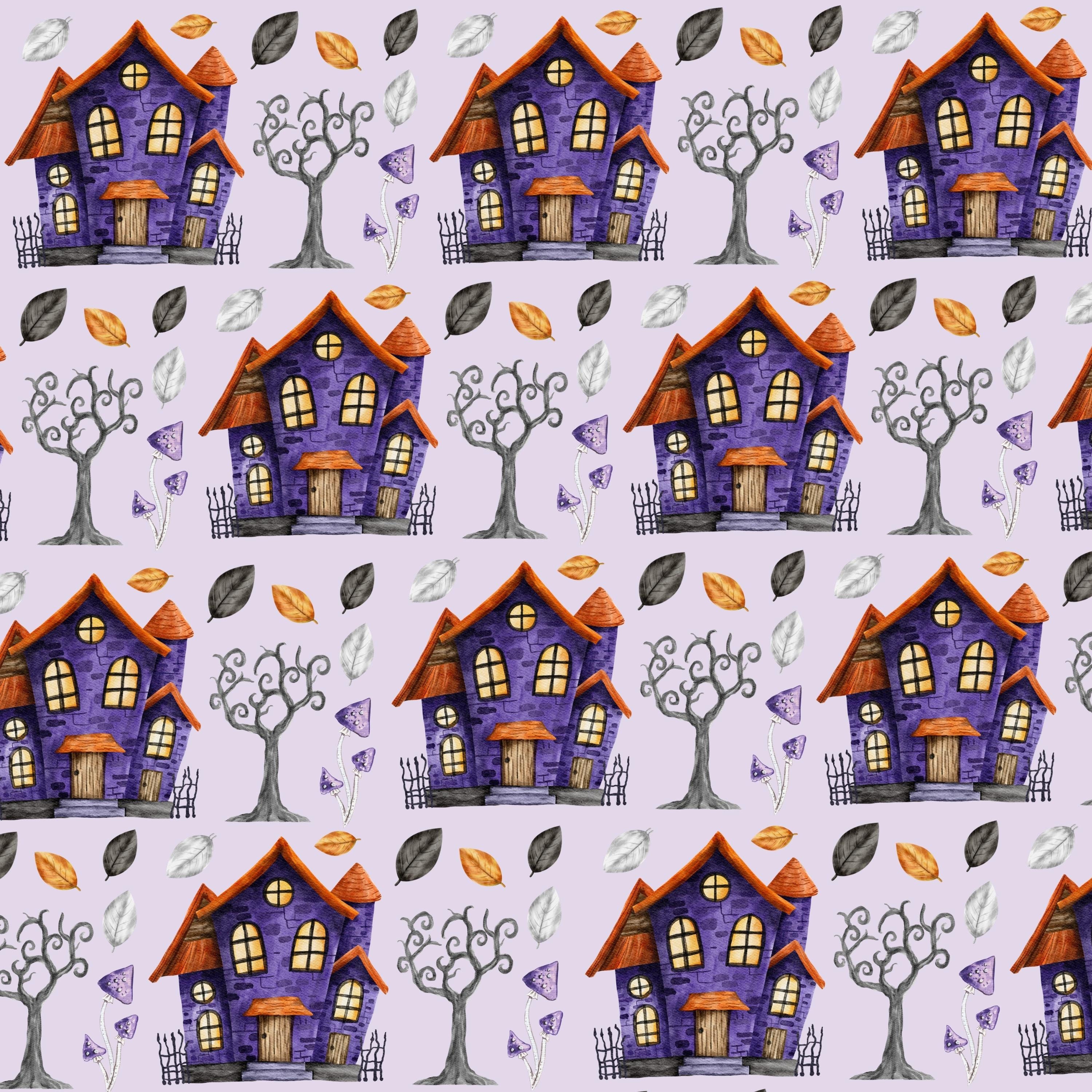 Scary Halloween Digital Paper Halloween Scrapbook Paper - Etsy