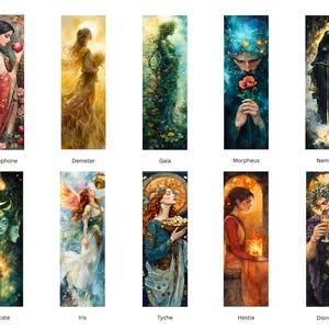 Greek Mythology Bookmarks - Bookmark PNG - Greek Gods and Goddesses ...