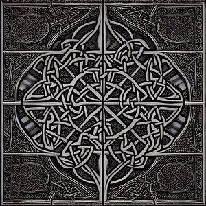 Celtic Knot Style Digital Paper - Scrapbooking Paper, Junk Journal ...