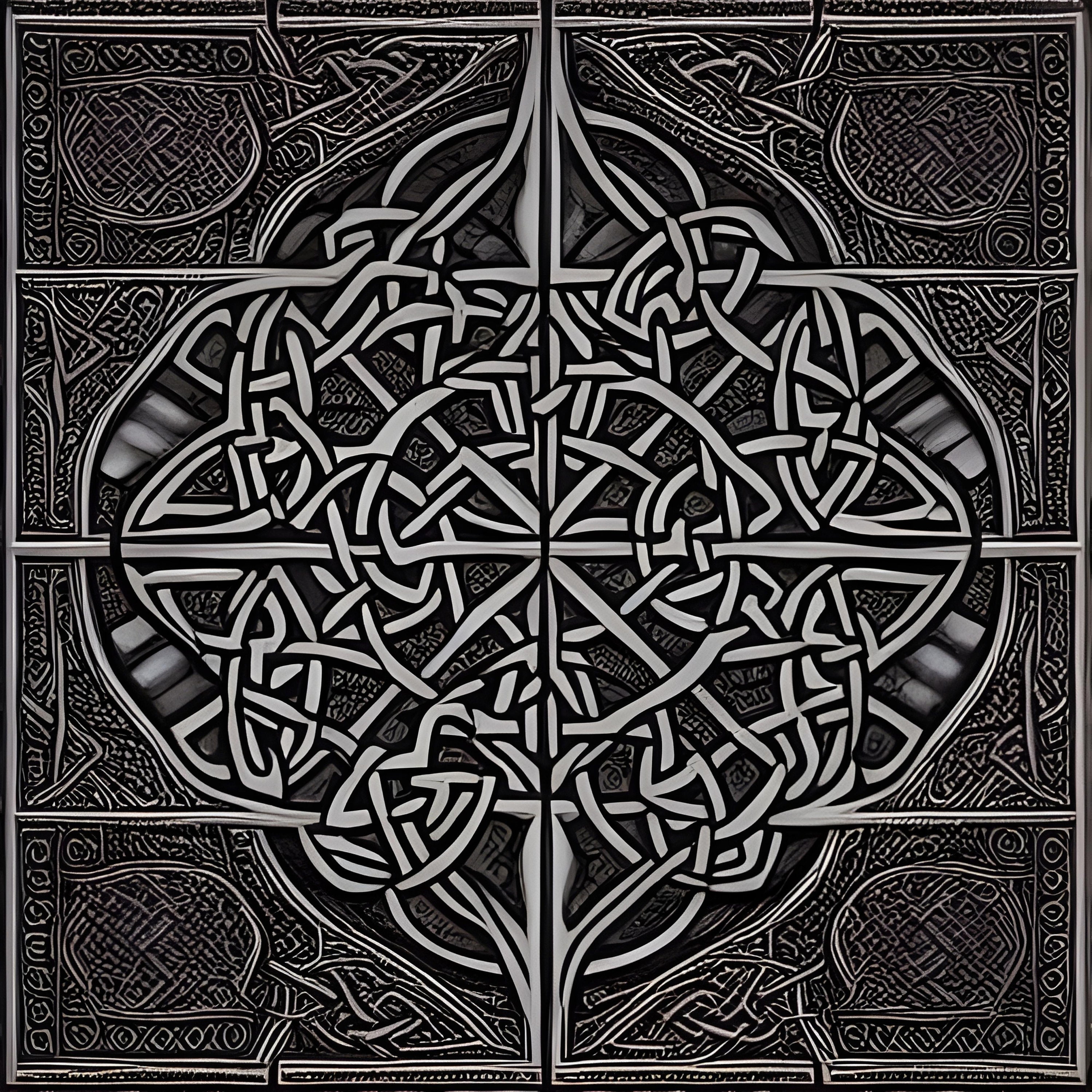 Celtic Knot Style Digital Paper Scrapbooking Paper, Junk Journal ...