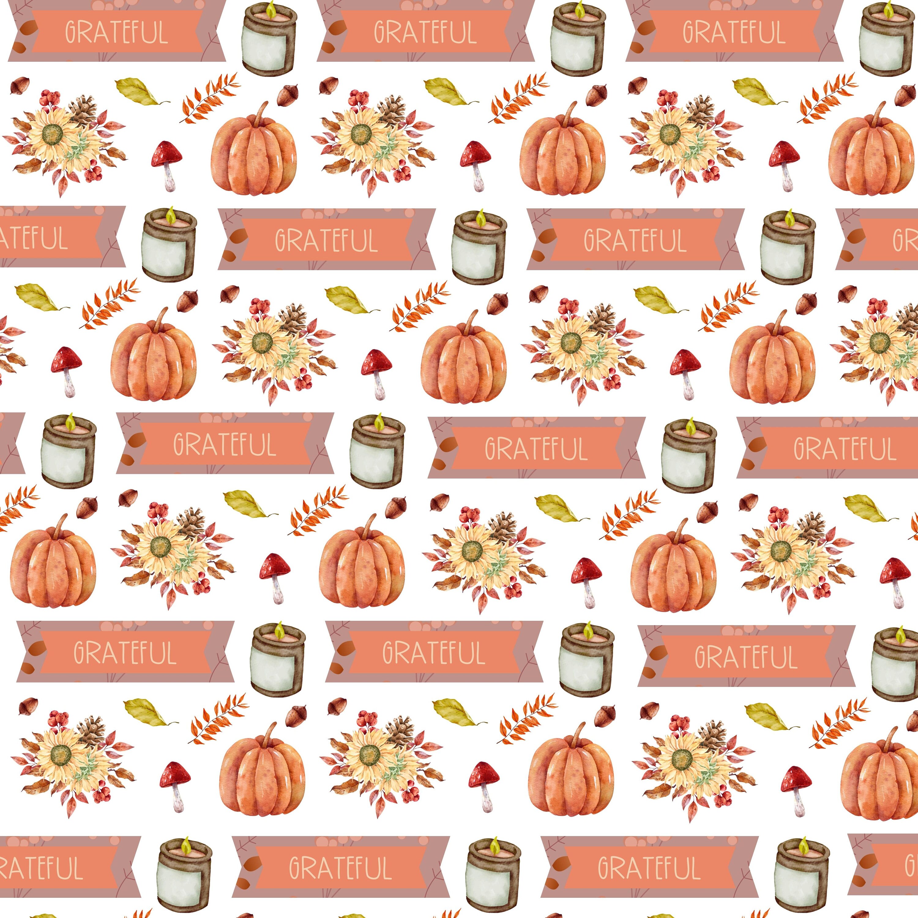 Thanksgiving Digital Paper: Fall Scrapbook & Junk Journal (digital ...