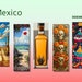 Mexico Bookmarks - PNG, Digital Download, Bookmark Sublimation - Etsy