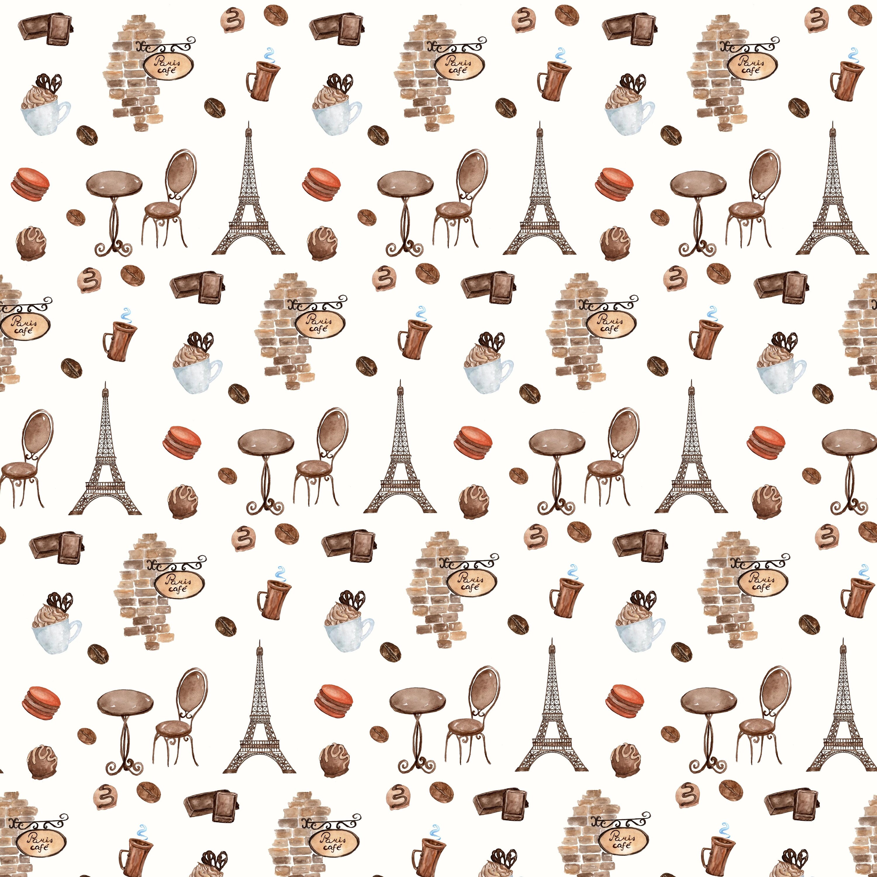 Coffee Digital Paper Scrapbooking Paper Papercrafts Craft - Etsy