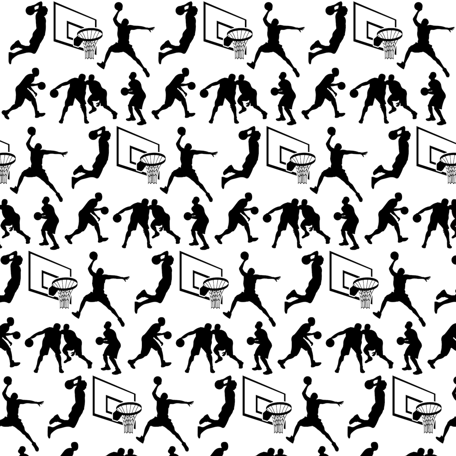 Basketball Digital Paper - Basketball Scrapbook Paper, Junk Journal ...