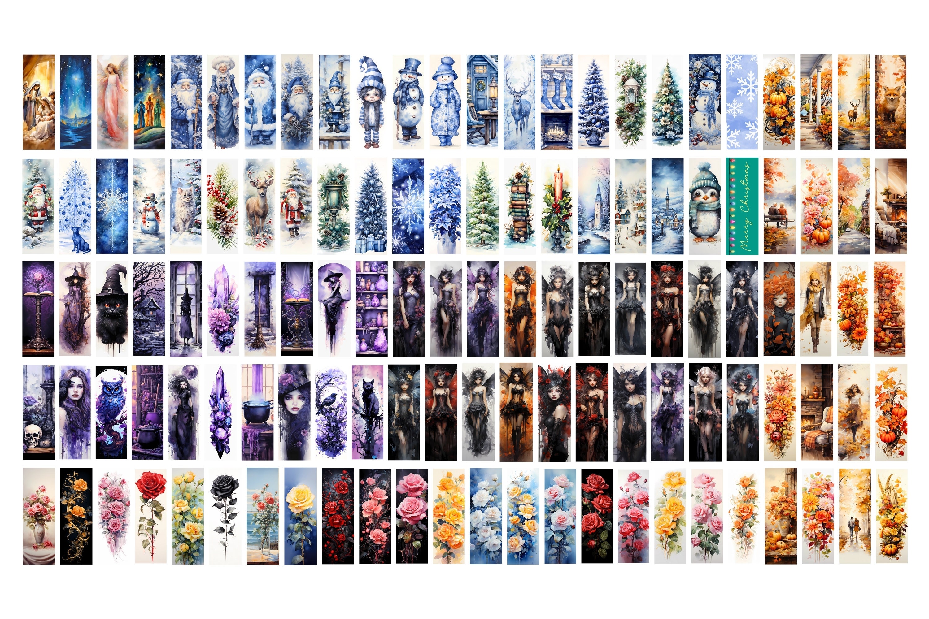 MEGA Bookmark Bundle 1200 Bookmark Designs, PNG JPG, Sublimation - Etsy