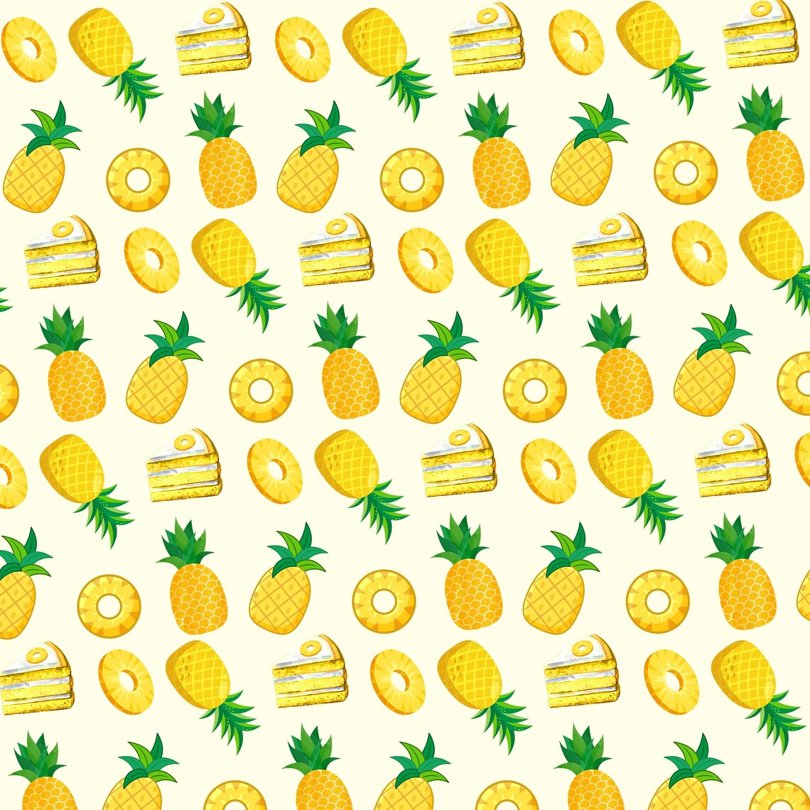 Pineapple Digital Paper Pineapple Scrapbook Paper, Craft Paper, Digital ...