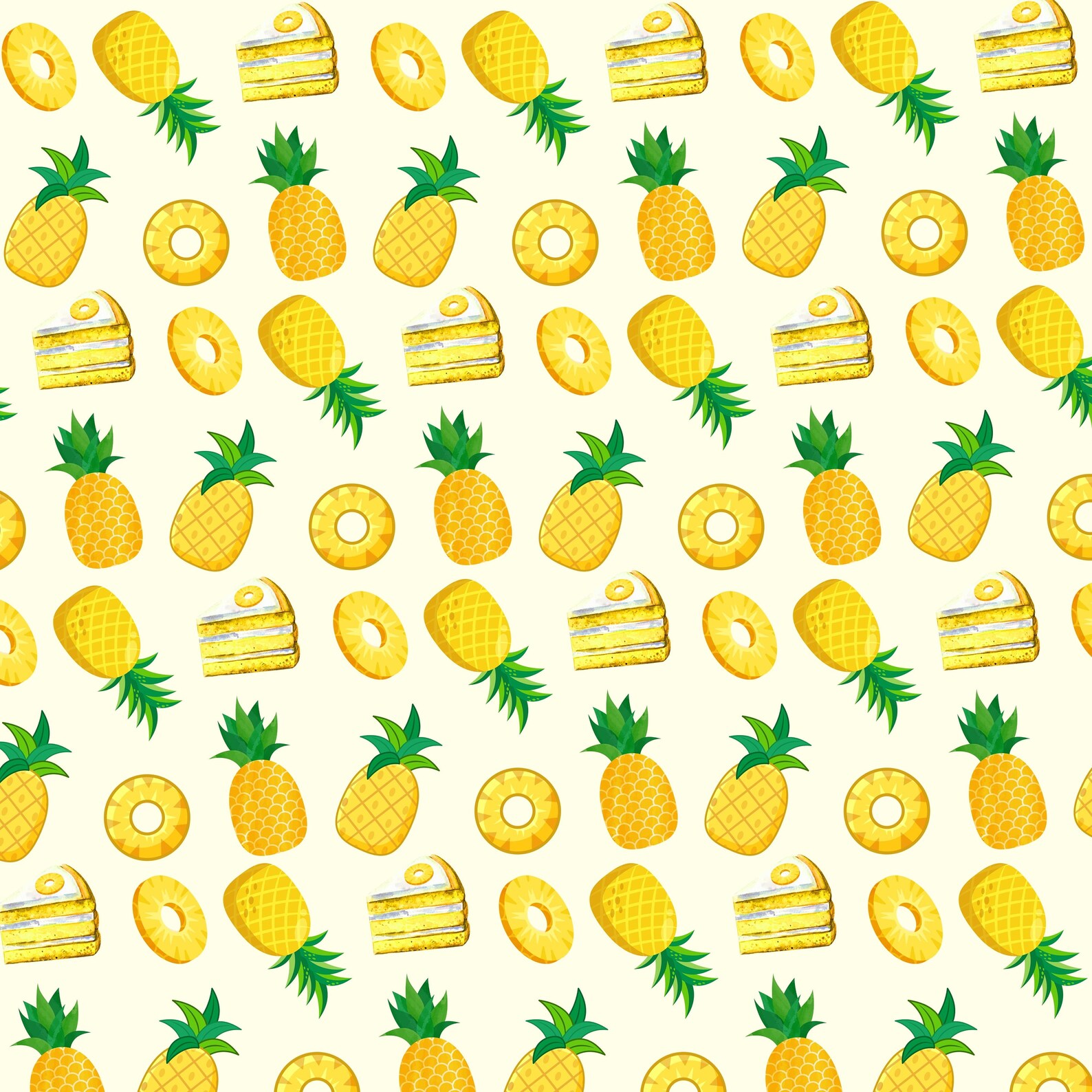 Pineapple Digital Paper Pineapple Scrapbook Paper, Craft Paper, Digital ...