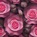 Rose Digital Paper - Roses Digital Art, Digital Print, Scrapbook Paper ...
