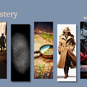 Mystery Bookmarks - for Those Who Love Mysteries and Detective Stories ...