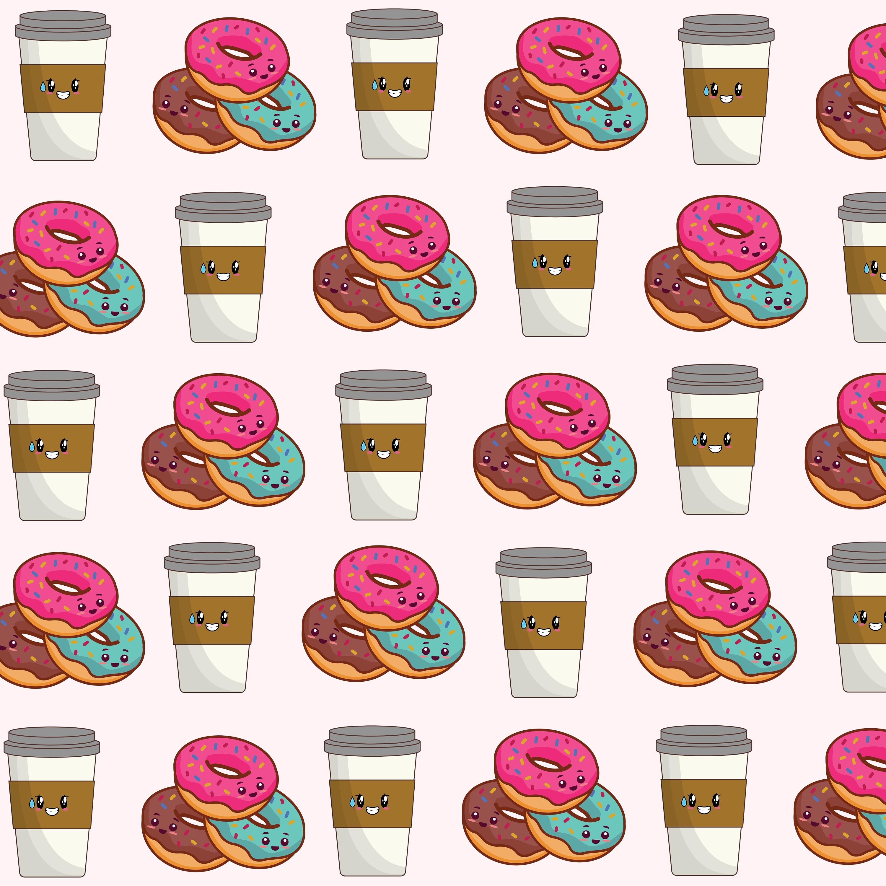 Kawaii Digital Paper Cute Scrapbooking Paper Digital - Etsy