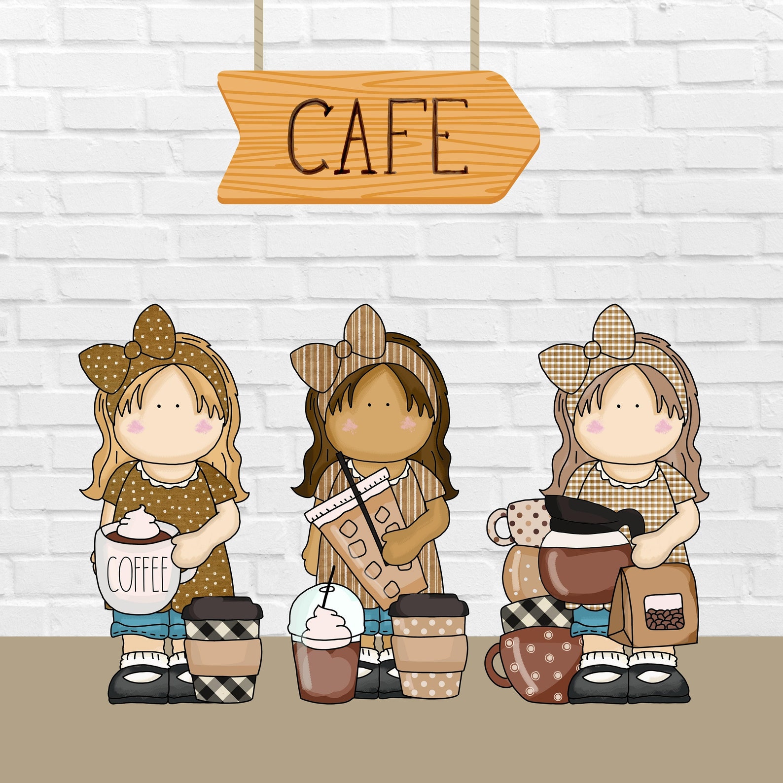 Coffee Digital Paper Scrapbooking Paper Papercrafts Craft - Etsy