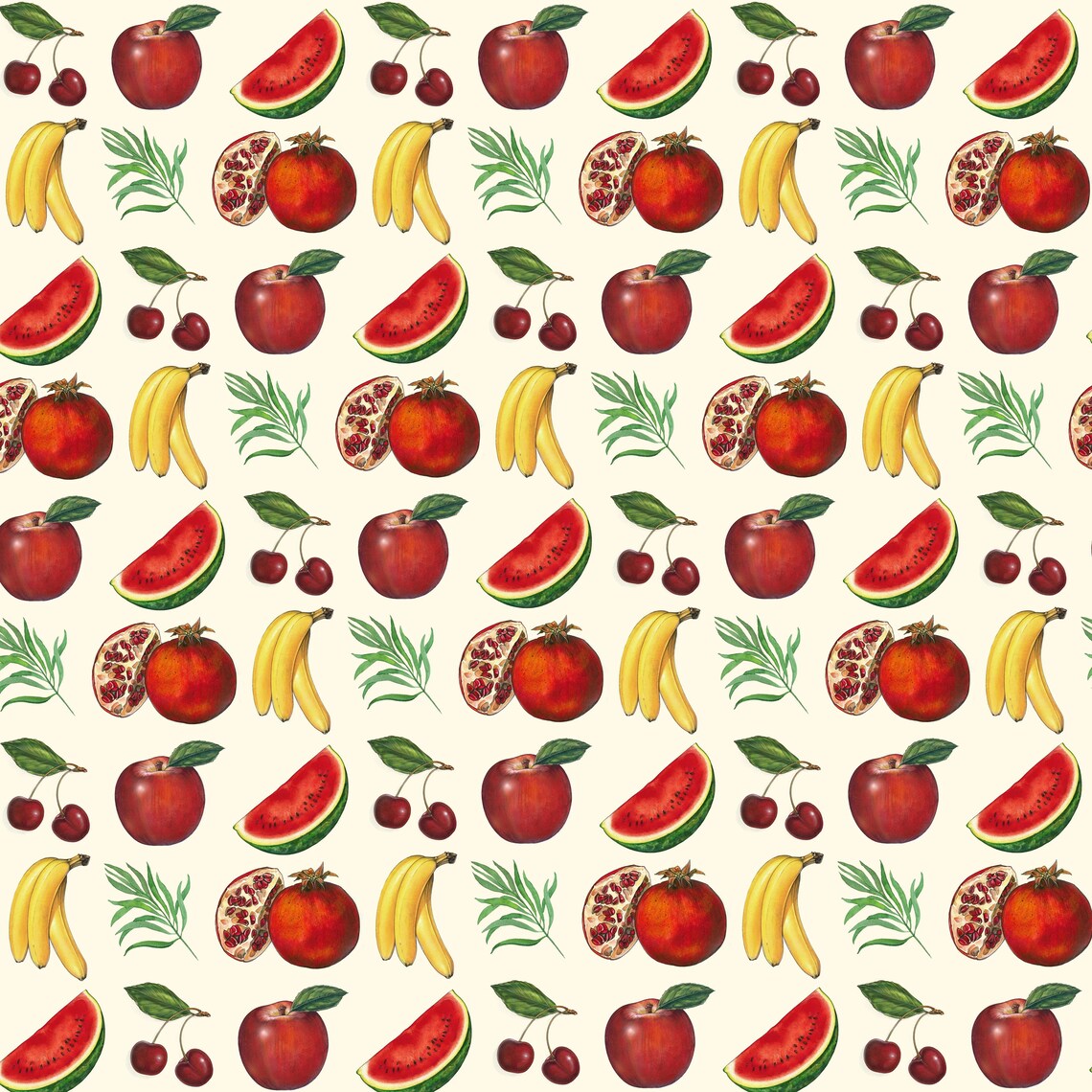Fruit Digital Paper Fruit Scrapbook Paper Junk Journals - Etsy