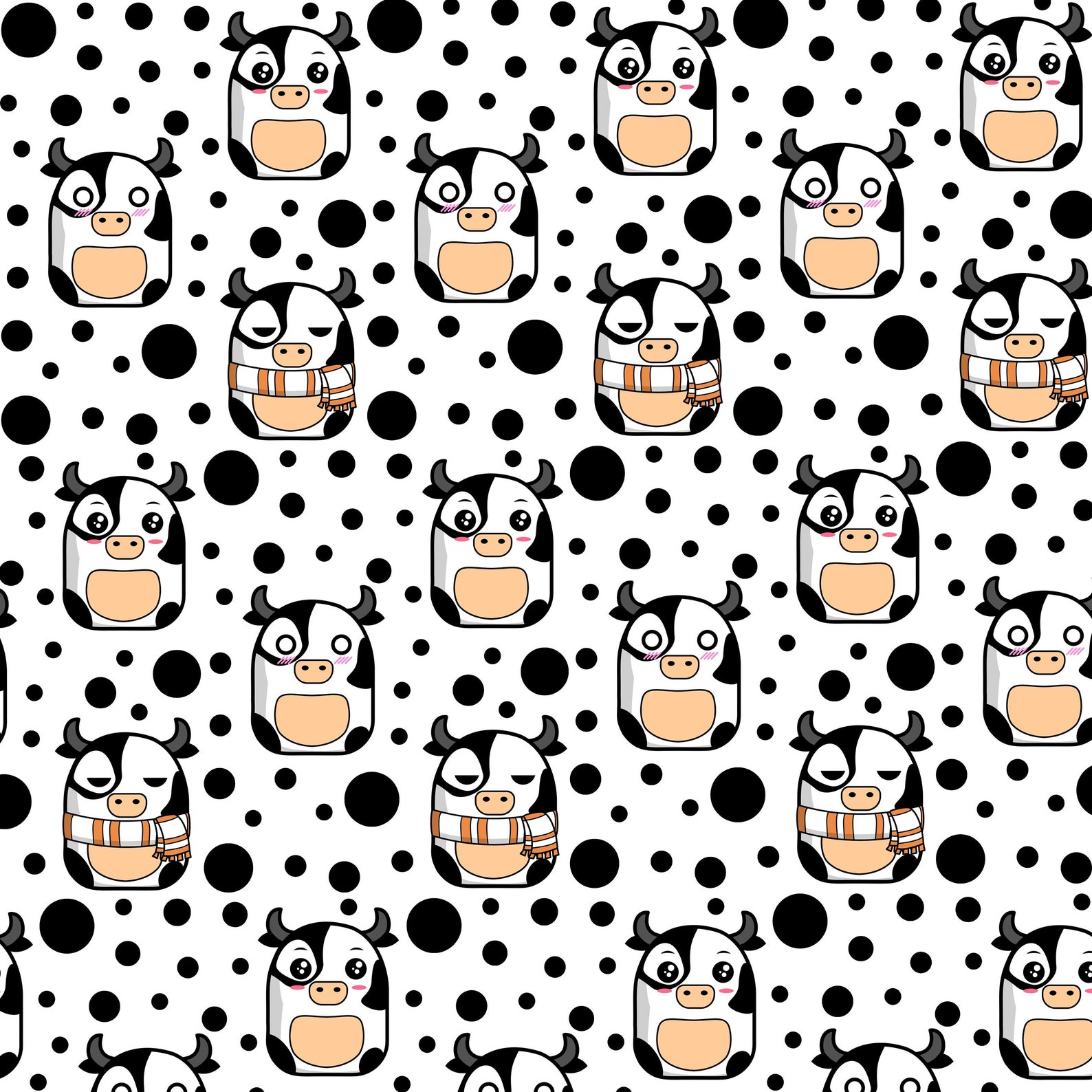 Cows Digital Paper Cow Scrapbooking Paper Junk Journals - Etsy