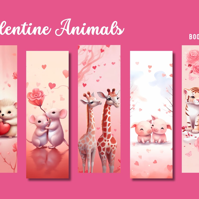 Valentine Bookmark - Etsy