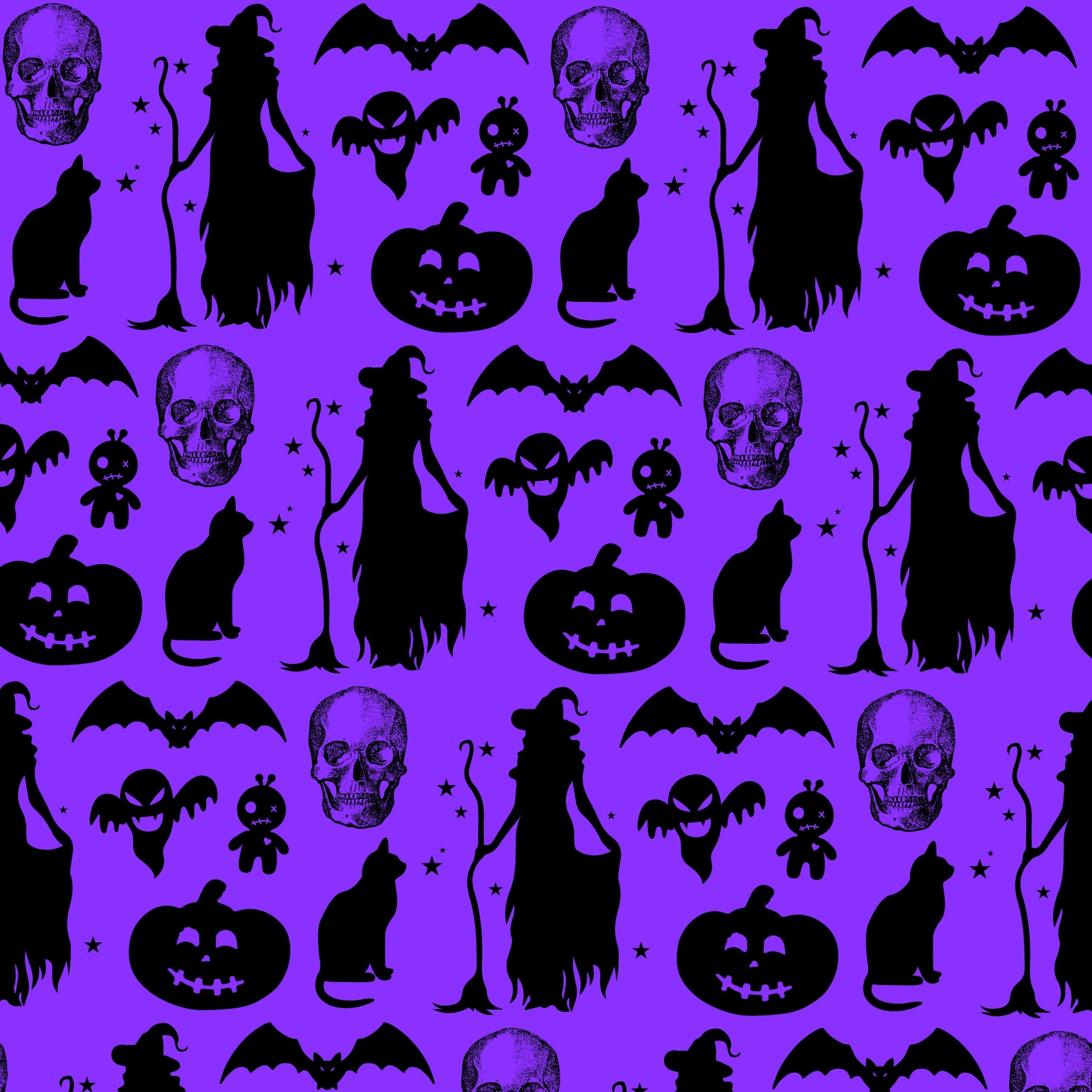 Scary Halloween Digital Paper Halloween Scrapbook Paper - Etsy