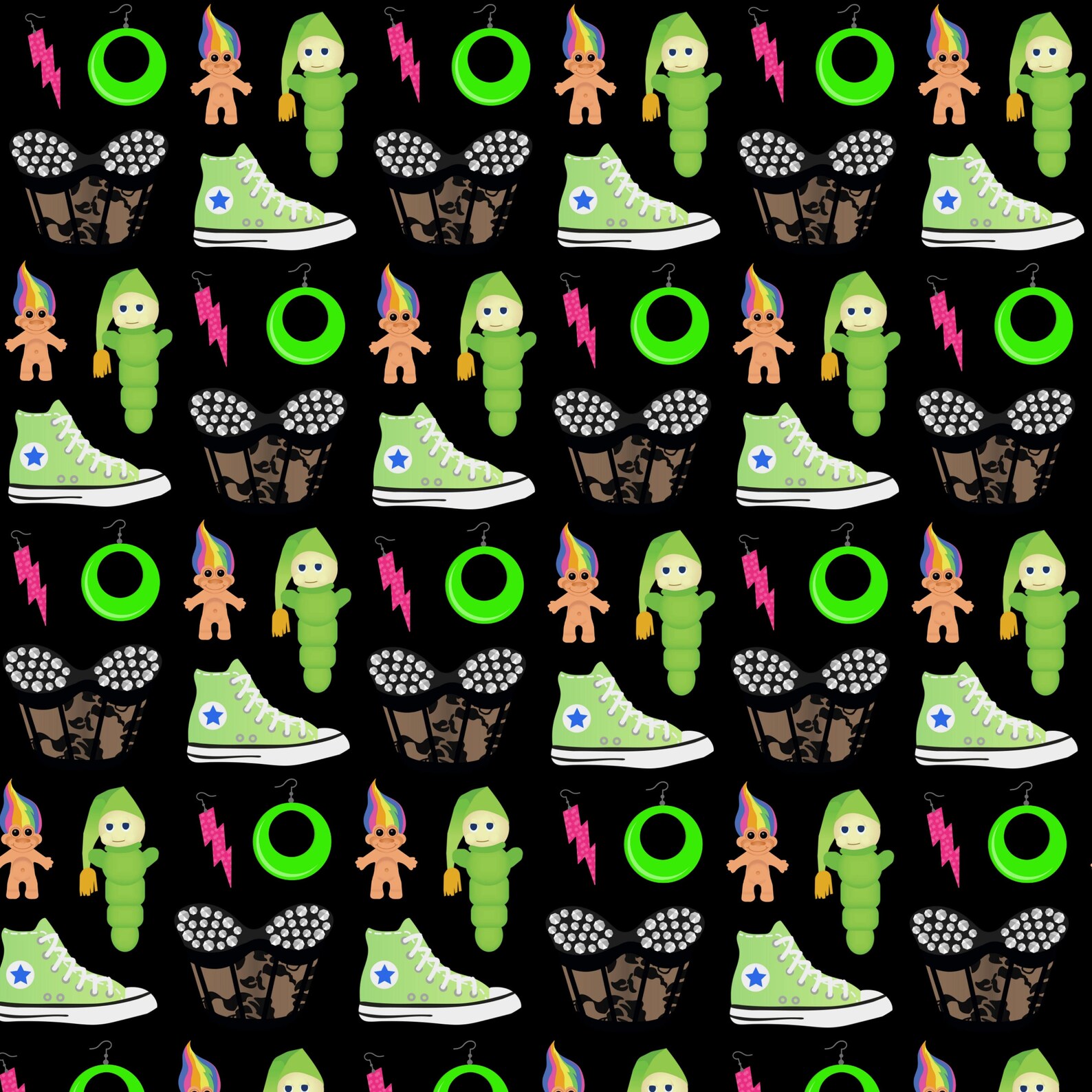 I Love the 80's Digital Paper Craft Paper Scrapbooking - Etsy