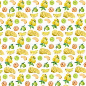 Fruit Digital Paper - Fruit Scrapbook Paper, Junk Journals, Craft Paper ...