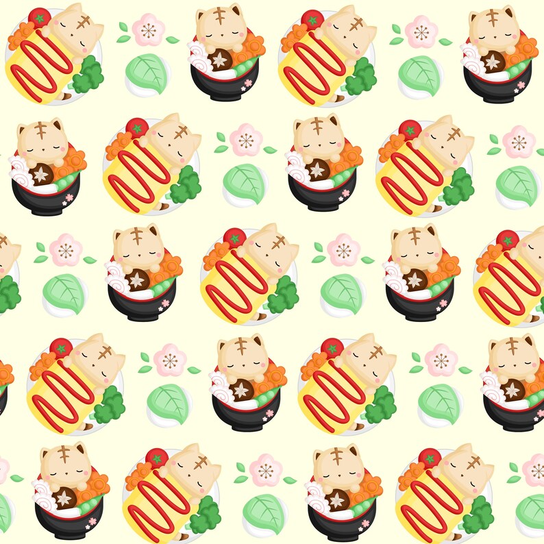 Kawaii Digital Paper Cute Scrapbooking Paper Digital - Etsy