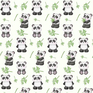 Panda Digital Paper - Pandas Scrapbooking Paper, Craft Paper, Junk ...