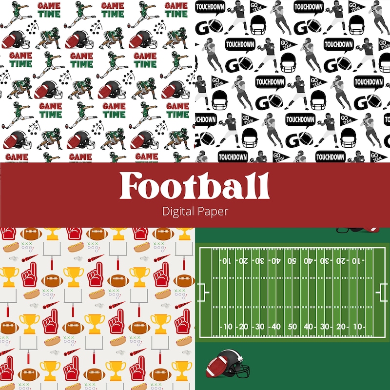 Football Paper - Etsy
