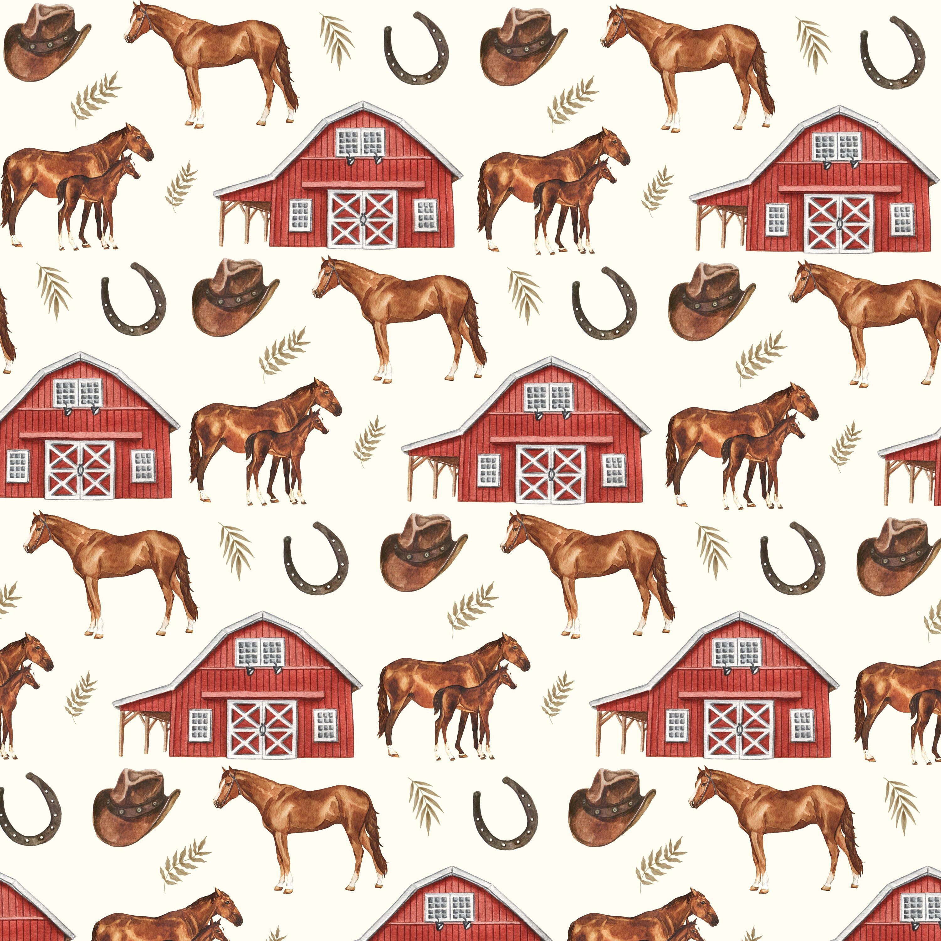 Horses Digital Paper Horse Scrapbooking Paper Junk - Etsy