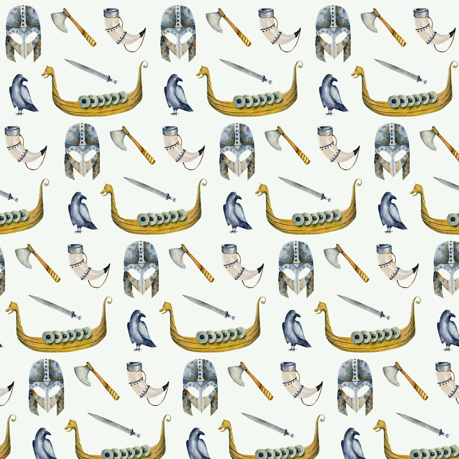 Viking Digital Paper Vikings Scrapbook Paper Craft Paper - Etsy