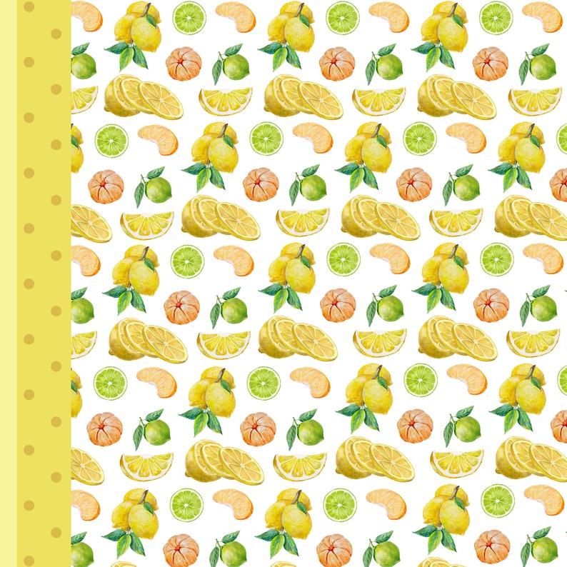 Fruit Digital Paper Fruit Scrapbook Paper Junk Journals - Etsy