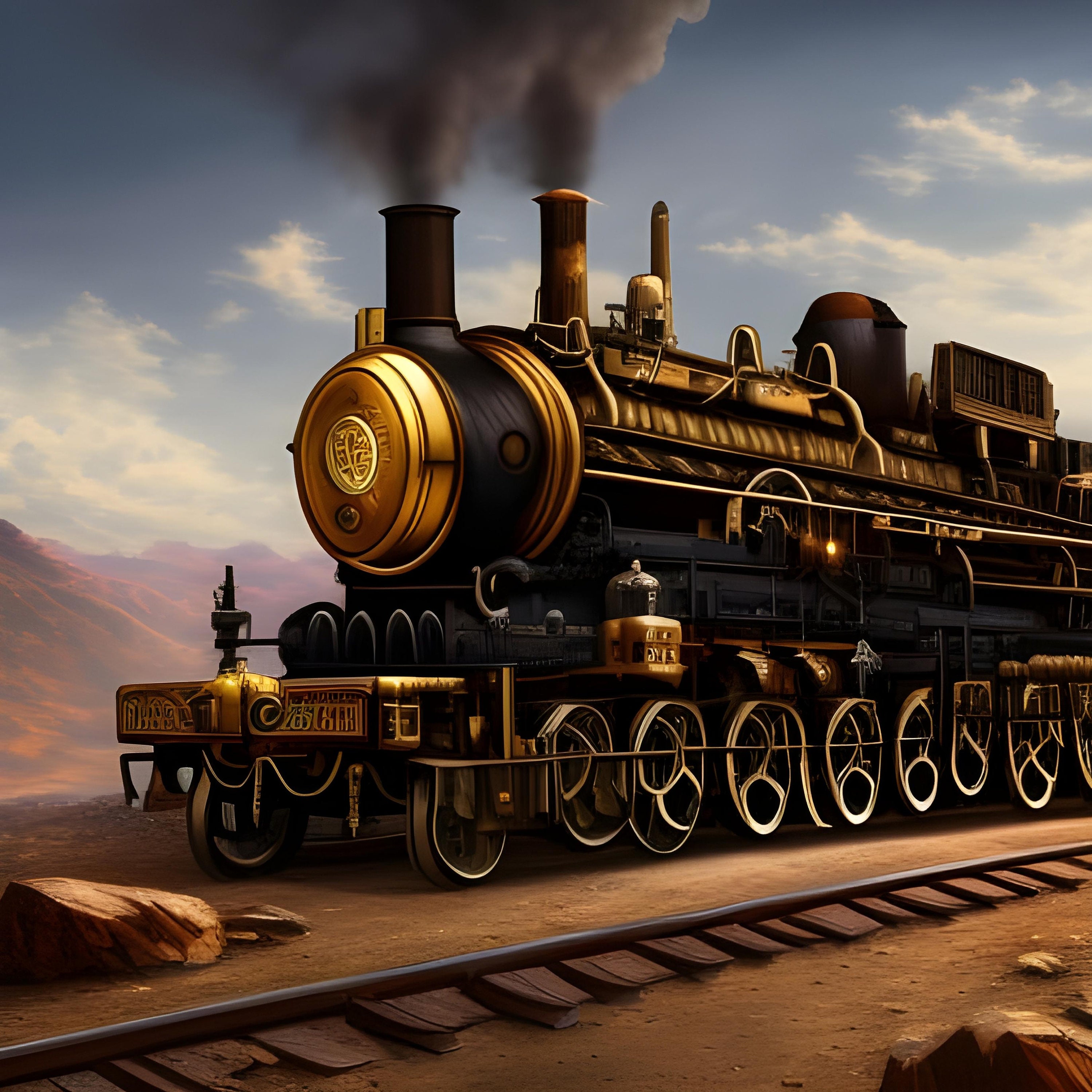 Trains Digital Paper Scrapbooking Paper, Junk Journal, Background, Wall ...