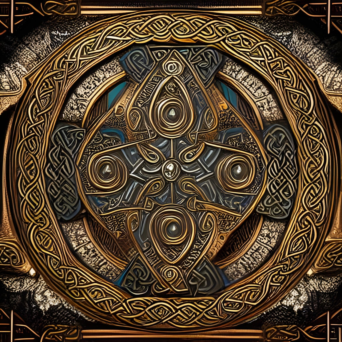 Celtic Knot Style Digital Paper Scrapbooking Paper Junk - Etsy