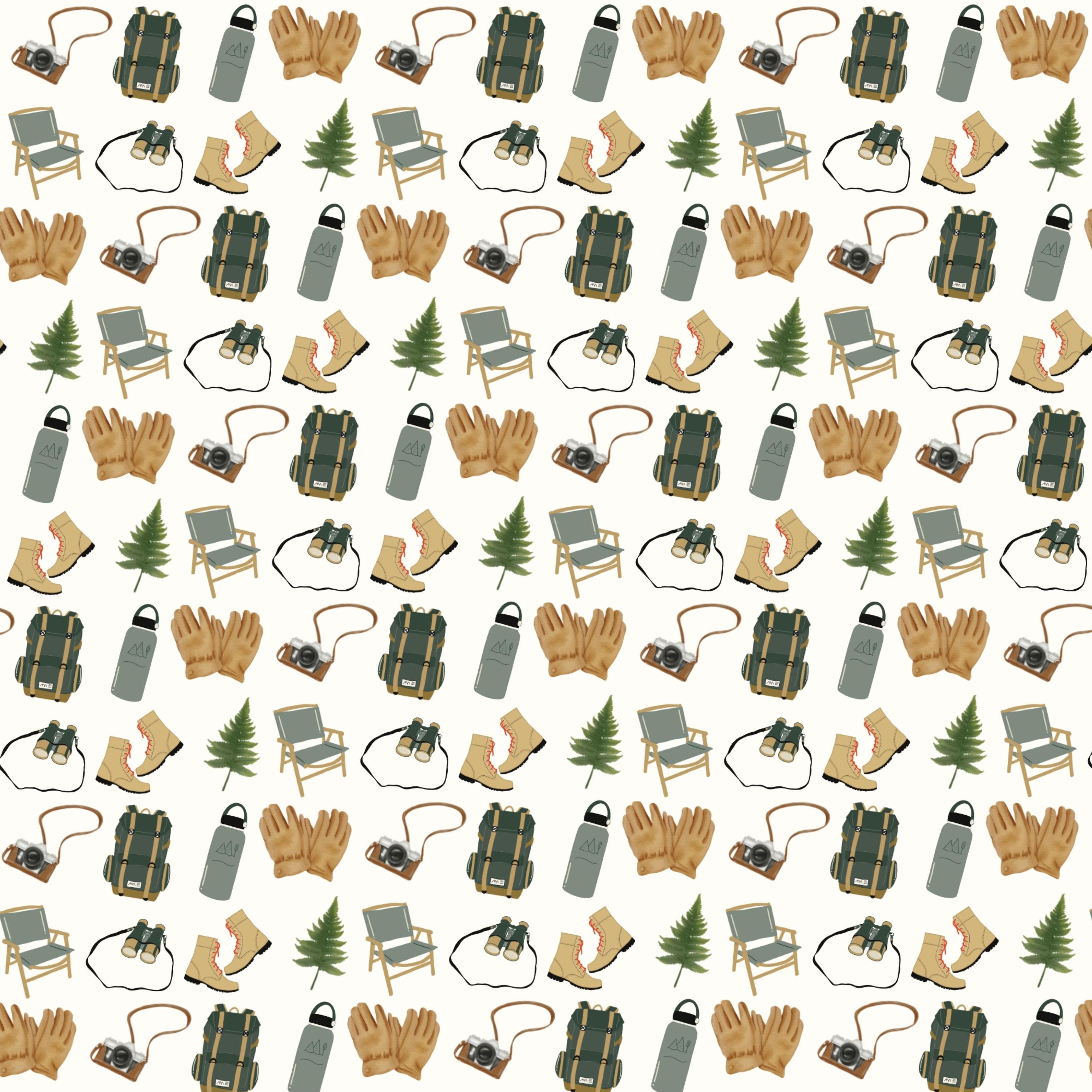 Camping Digital Paper Camping Scrapbook Paper Junk - Etsy