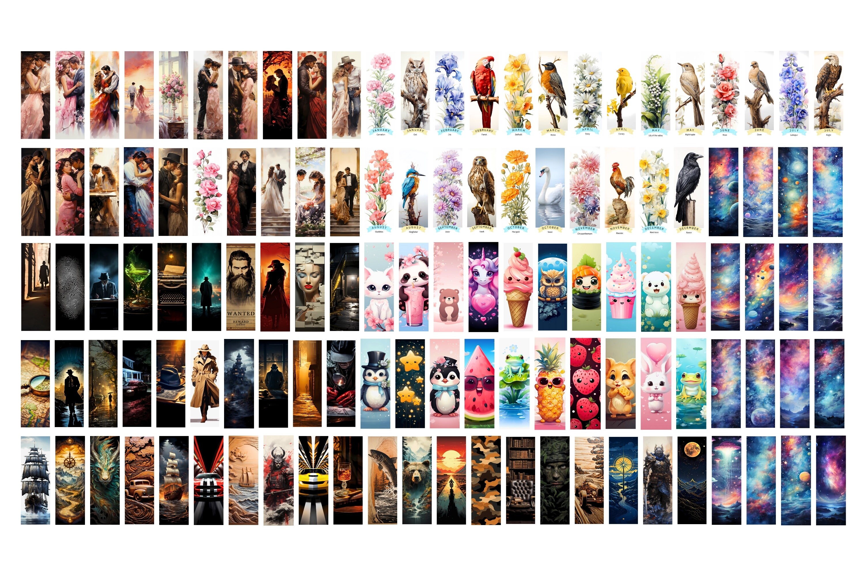 MEGA Bookmark Bundle 1200 Bookmark Designs, PNG JPG, Sublimation - Etsy