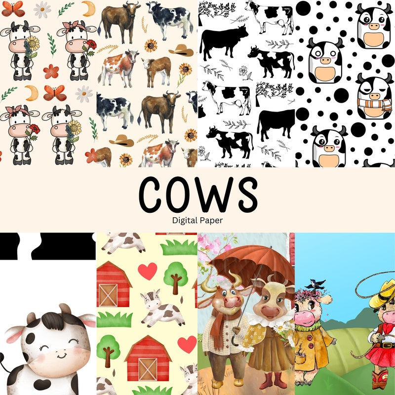 Cow Paper - Etsy