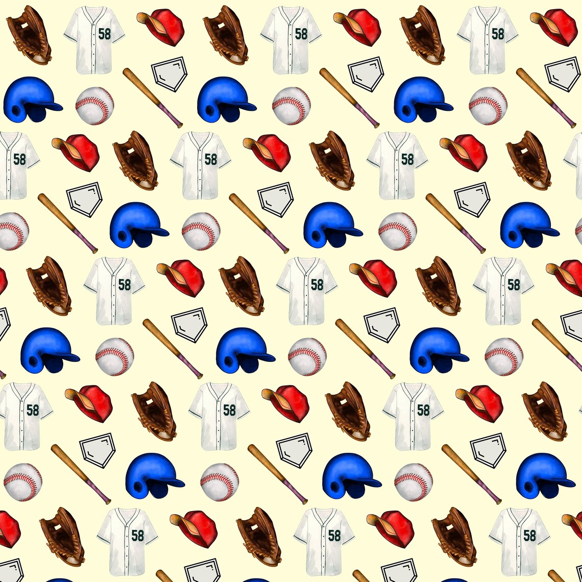 Baseball Digital Paper Sports, Baseball Scrapbook Paper, Junk Journals ...