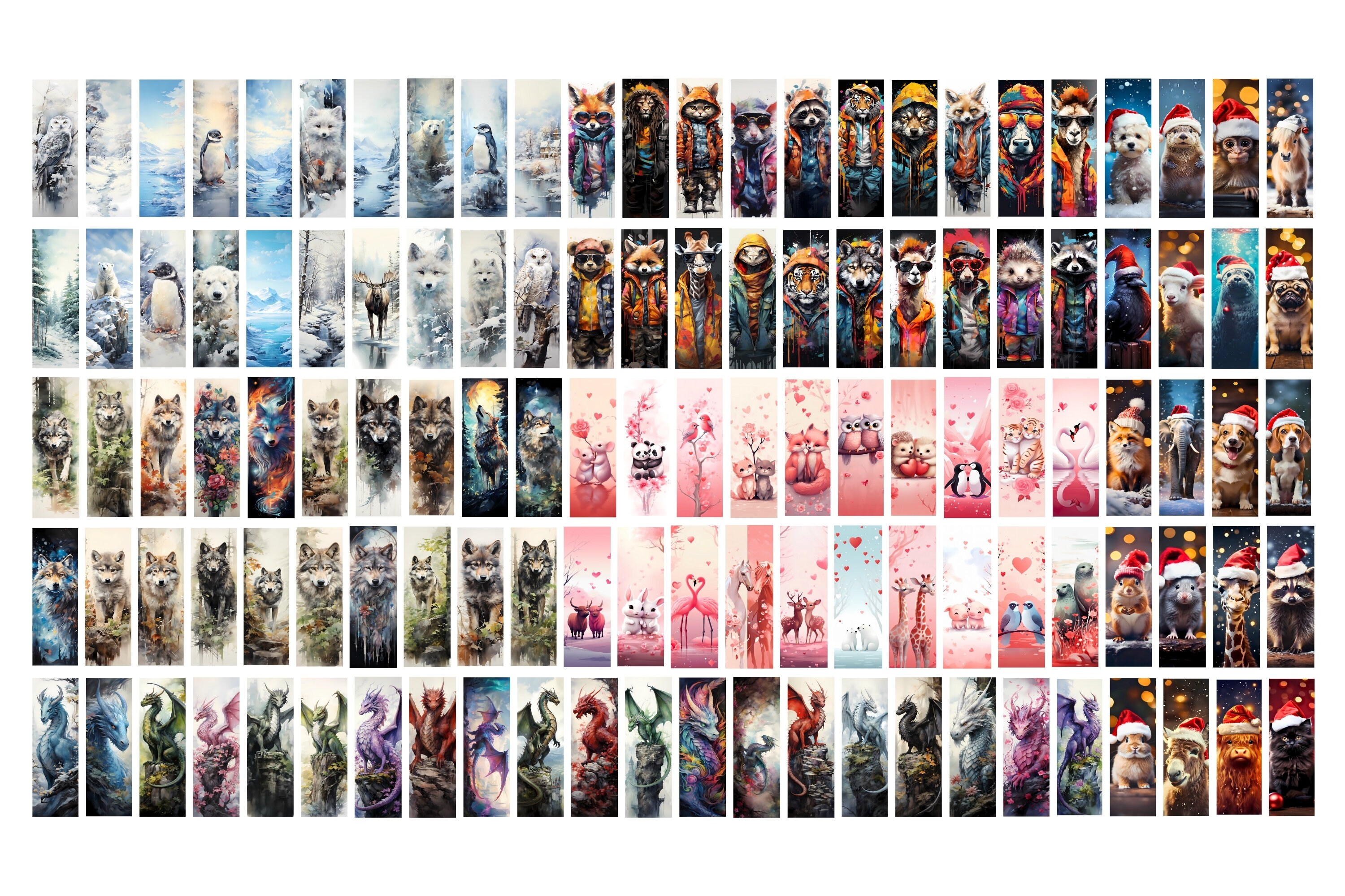 MEGA Bookmark Bundle 1200 Bookmark Designs, PNG JPG, Sublimation - Etsy