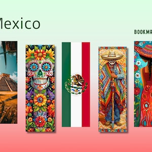 Mexico Bookmarks - PNG, Digital Download, Bookmark Sublimation - Etsy