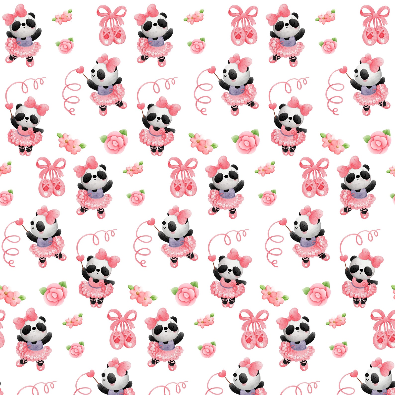 Panda Digital Paper - Pandas Scrapbooking Paper, Craft Paper, Junk ...