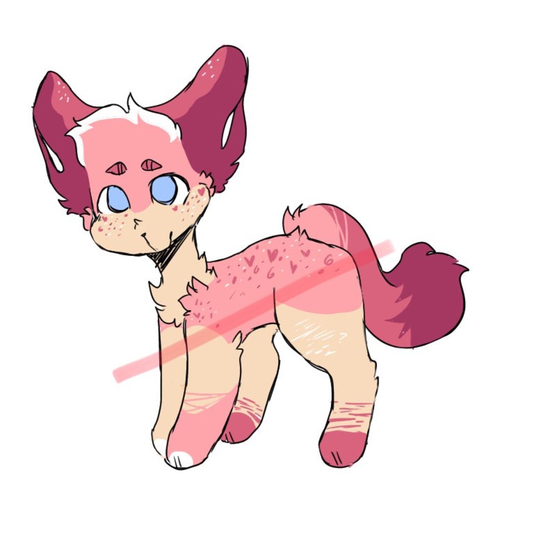 Digital Art Furry Fursona Oc Adopt Adoptable Character Design Adopts - Etsy