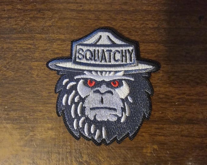 US Sasquatch Department Iron on Embroidered Patch - Etsy