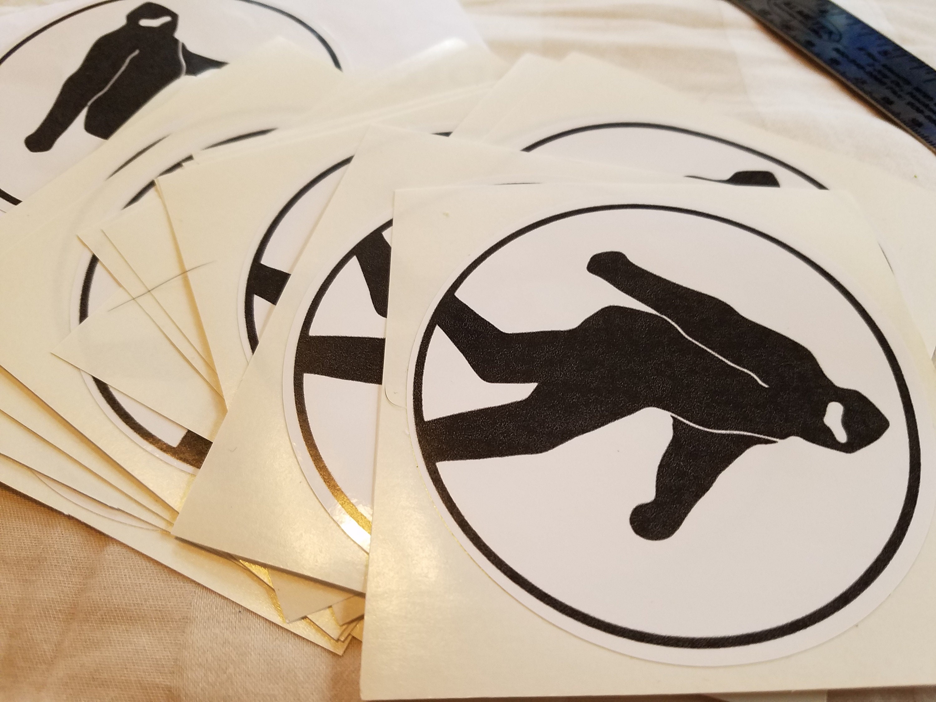 Bigfoot Silhouette Sticker 3 Laptop Sticker - Etsy