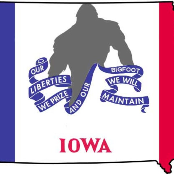 Iowa State Window Decal - Etsy