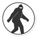 Bigfoot Silhouette Sticker 3 Laptop Sticker - Etsy