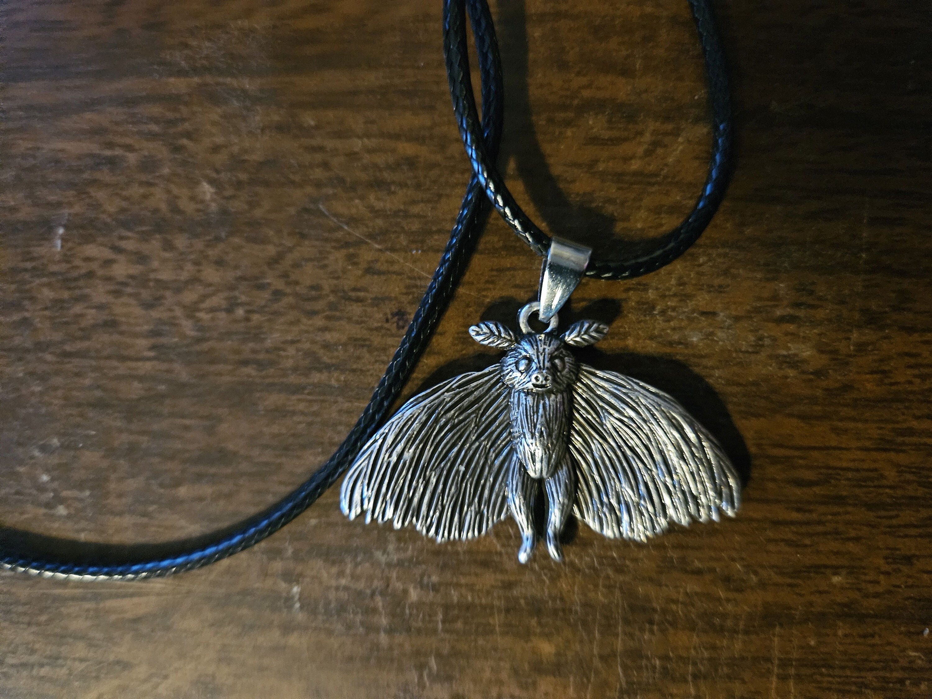 Mothman Necklace, Mothman Charm, Adjustable Jewelry Moth Man Gift ...