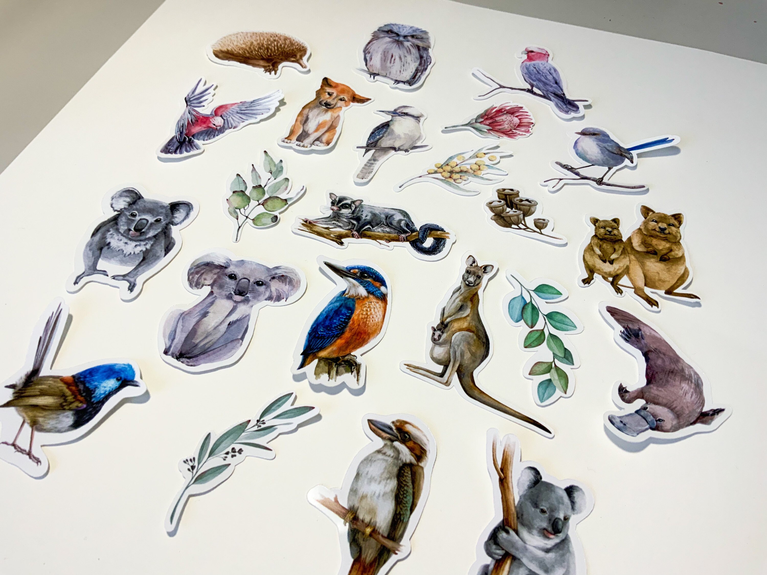 23 Australian Wildlife Stickers/ Australian Animal Stickers/vinyl Gloss ...